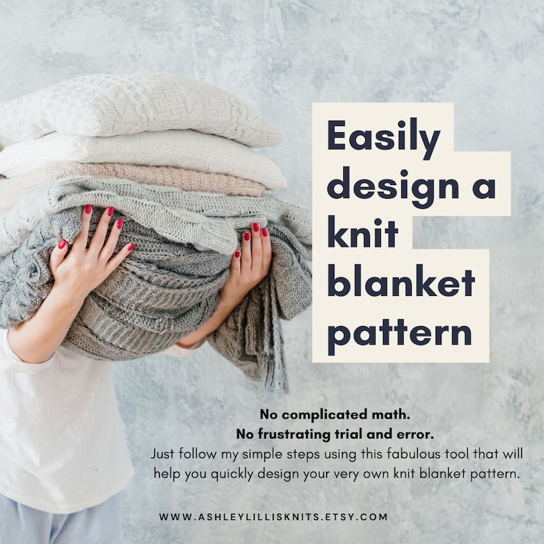 Easy Blanket Knitting Pattern Tool Design Your Own Knit Blanket ...