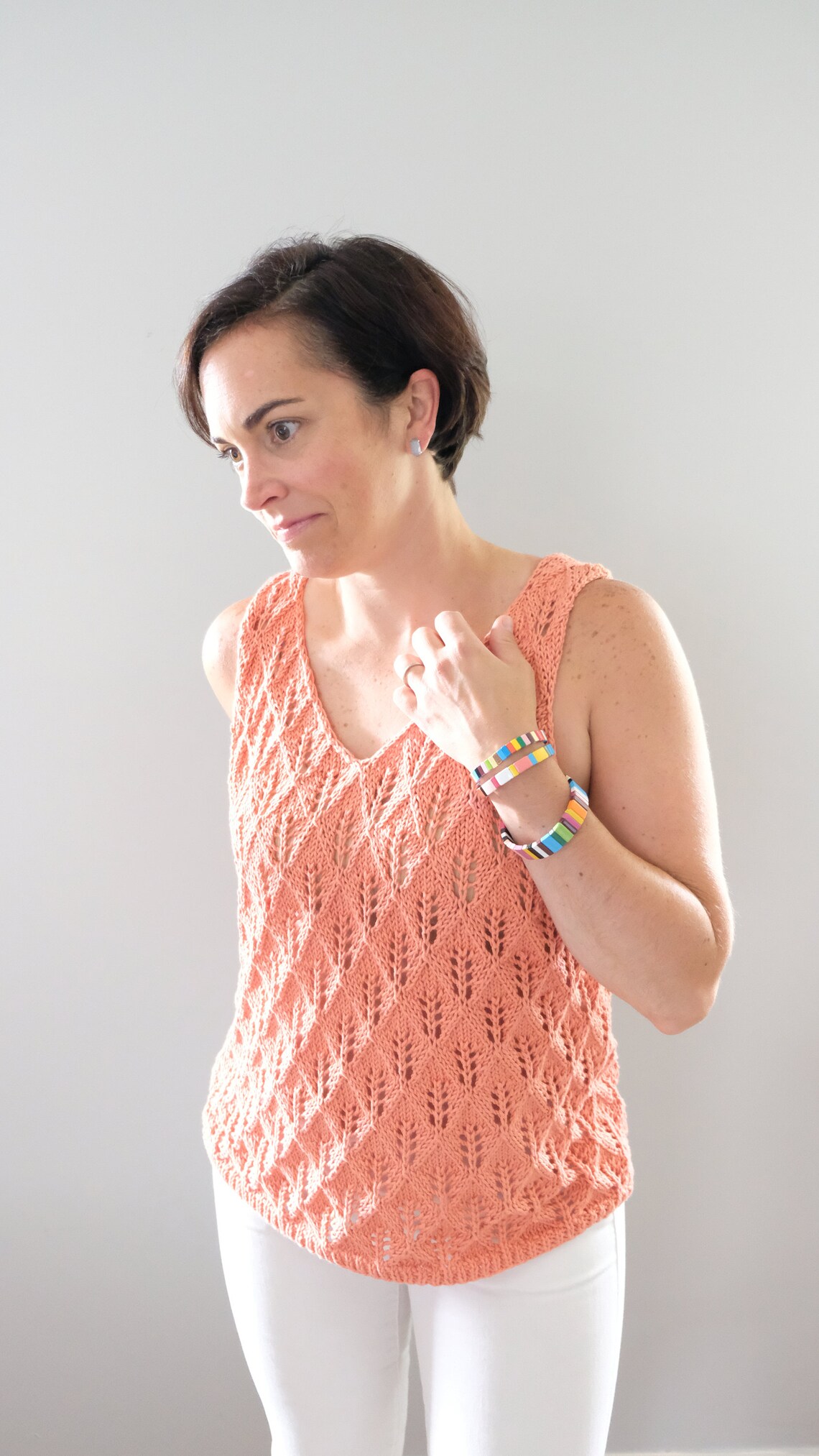 Mckenzie Tank Lace Knitting Pattern - Etsy