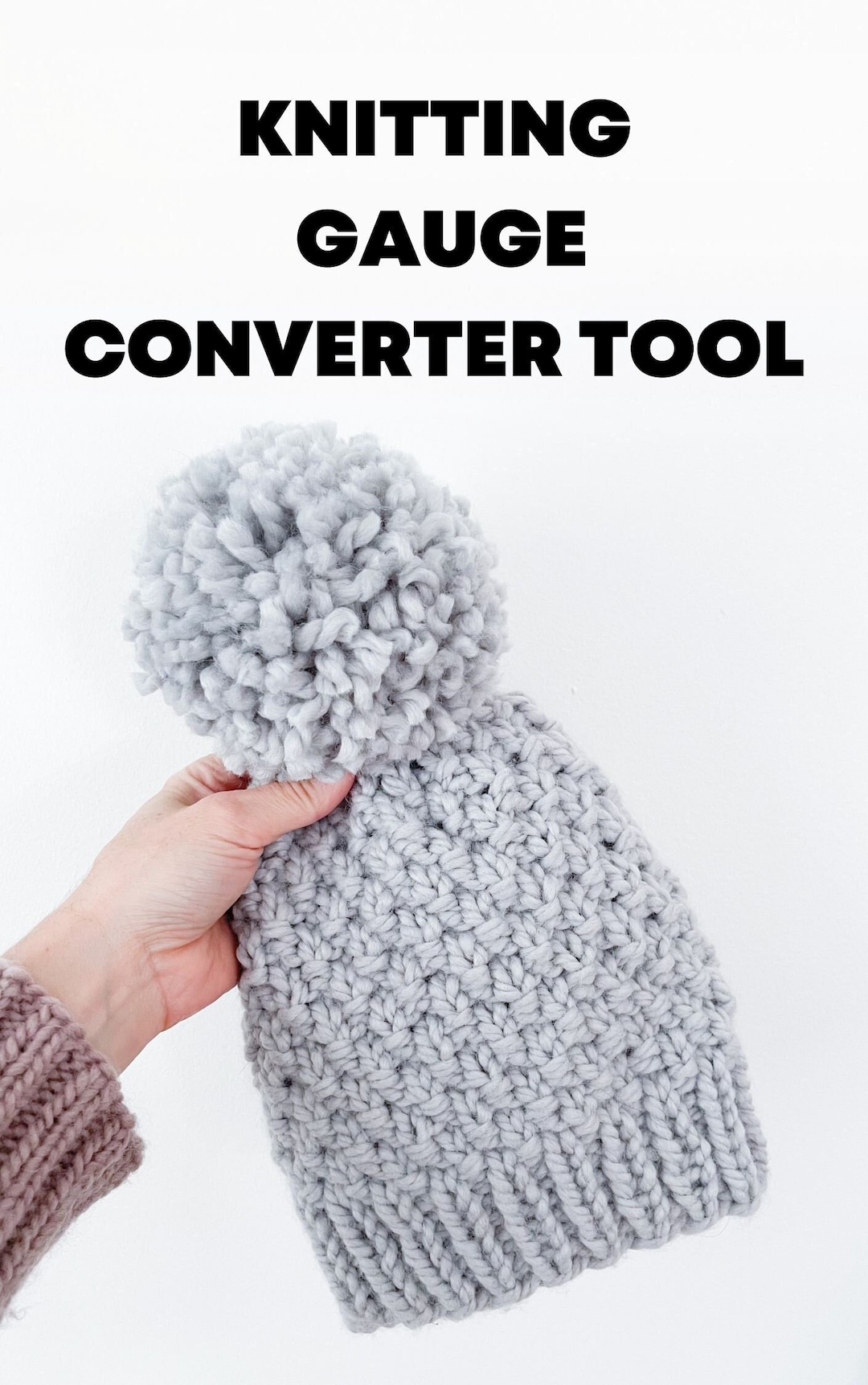 Knitting Pattern Gauge Converter Tool, Switch Needle Size + Yarn Weight ...