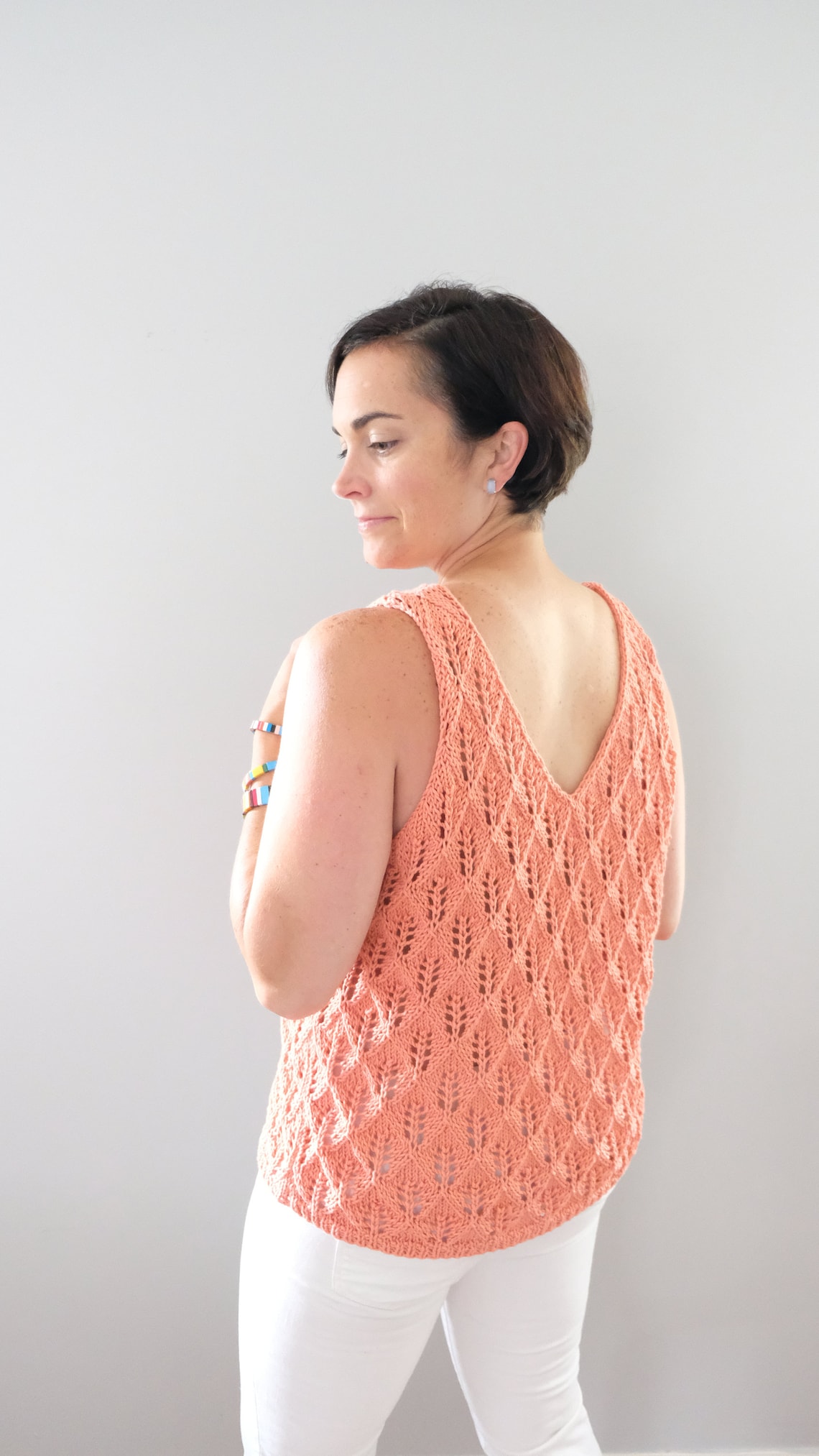 Mckenzie Tank Lace Knitting Pattern - Etsy