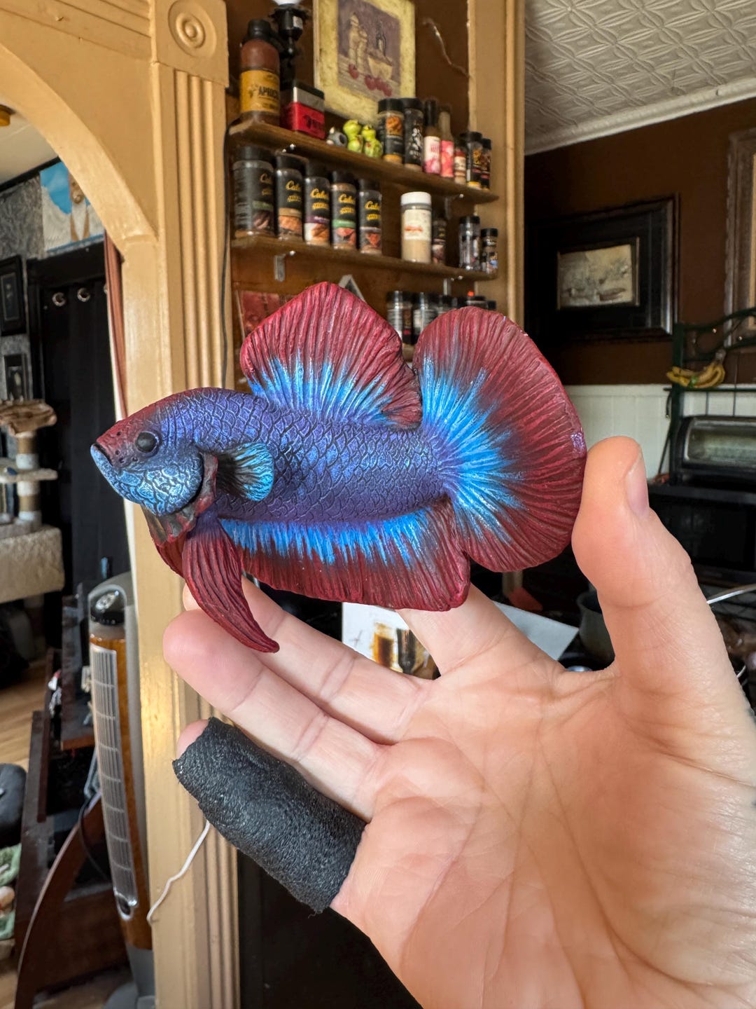 Betta Sculpture Dragon Scale - Etsy