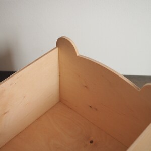 LARGE Wooden Box - Fits A4 Size Copy Paper, Box for Toys, Box for Books ...