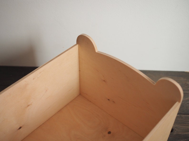 LARGE Wooden Box Fits A4 Size Copy Paper Box for Toys Box - Etsy