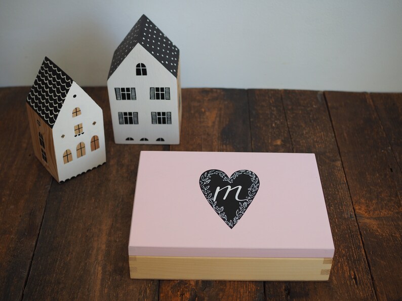 Personalised With a Letter Photo Box for 15x20cm Prints or - Etsy