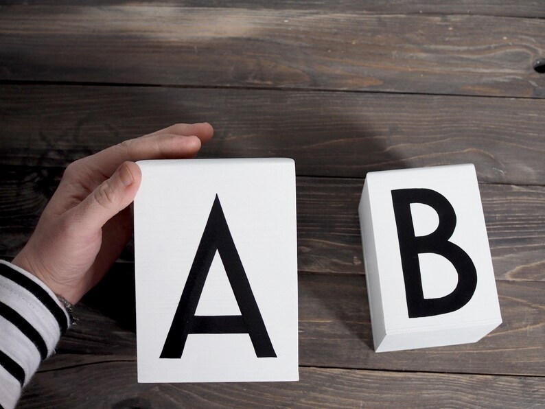 The Box LARGE or SMALL Personalised Alphabet Pencil Box | Etsy