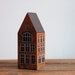 Wooden Miniature House - Bricky Red House - Wooden Decorative House - Etsy