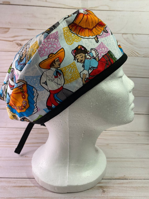 La Calavera Catrina Scrub Cap Sassy Scrub Cap PPE Scrub - Etsy