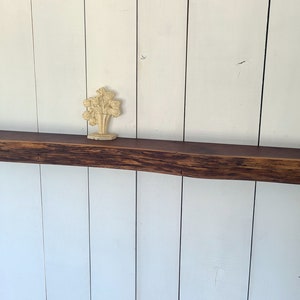 Custom Floating Solid Walnut Mantel - All Custom Made Floating Live ...