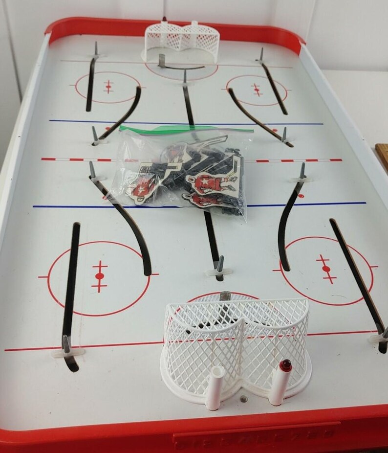 Winnwell Prostars Irwin Tabletop Hockey Game Vintage Red and Blue ...