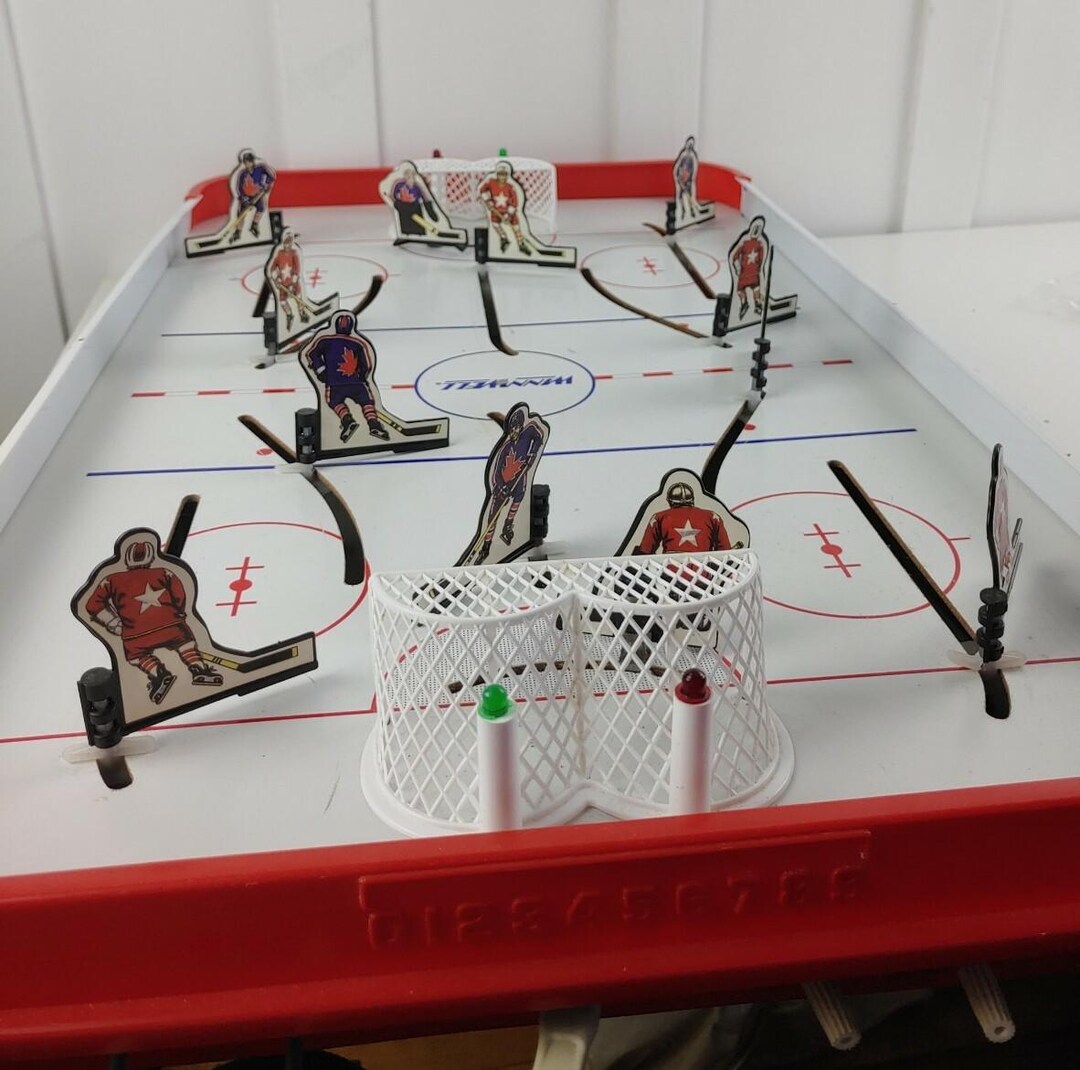 Winnwell Prostars Irwin Tabletop Hockey Game Vintage Red and Blue ...