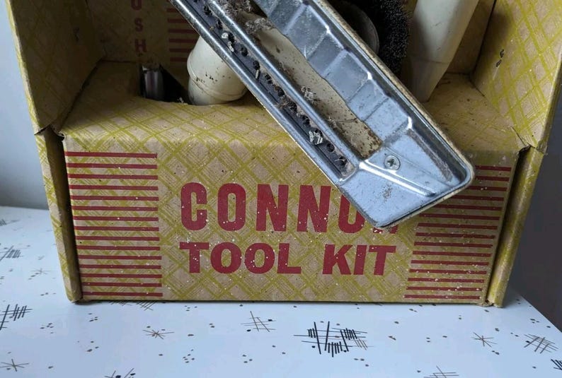 Vintage Rare Connor Vacuum Cleaner Attachments in Carboard Display ...