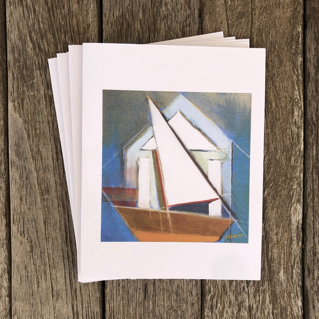 NAUTICAL NOTE CARDS - Prints From 7 Original Paintings on Canvas by J ...
