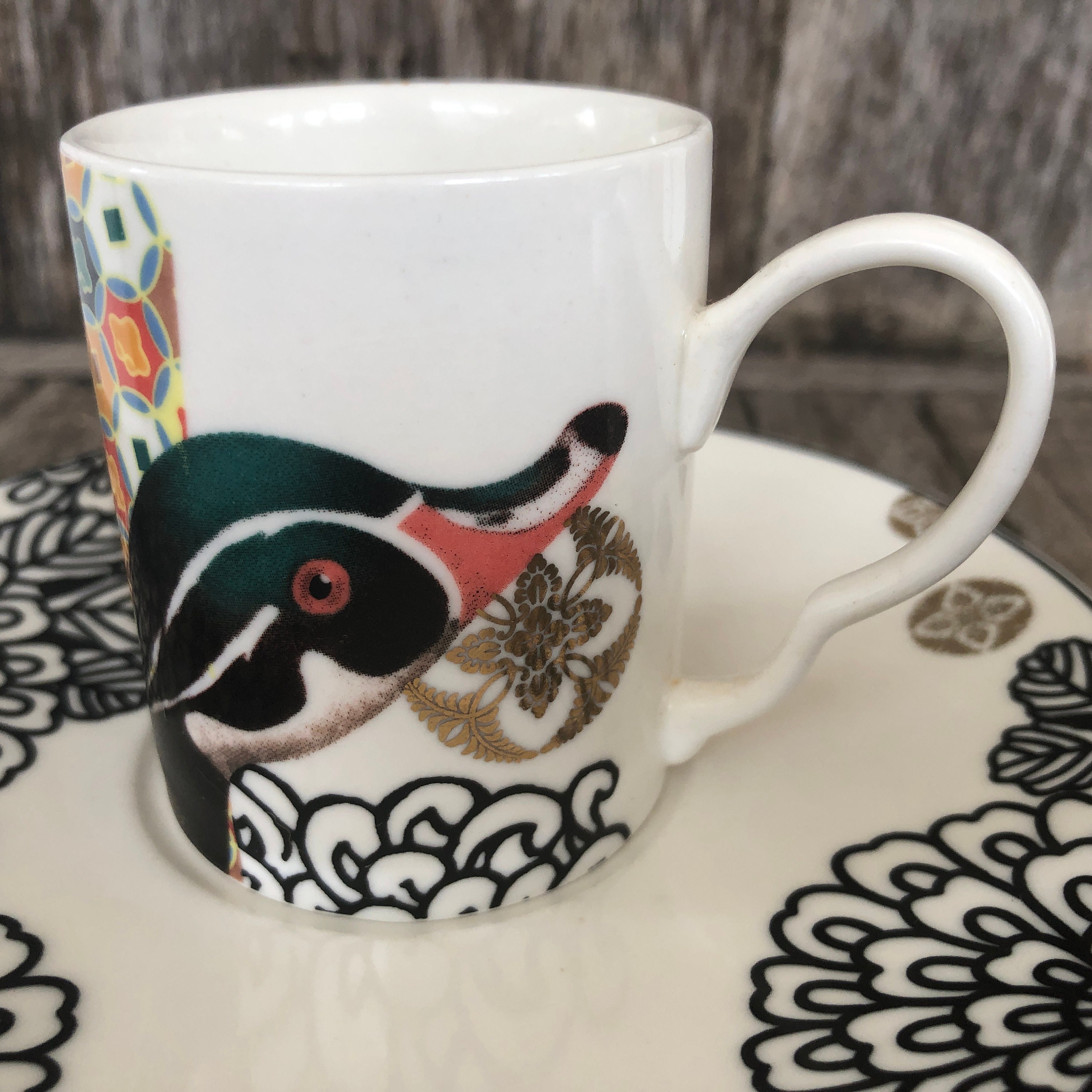 Chinese Duck Tea Cup & Saucer Set - Etsy