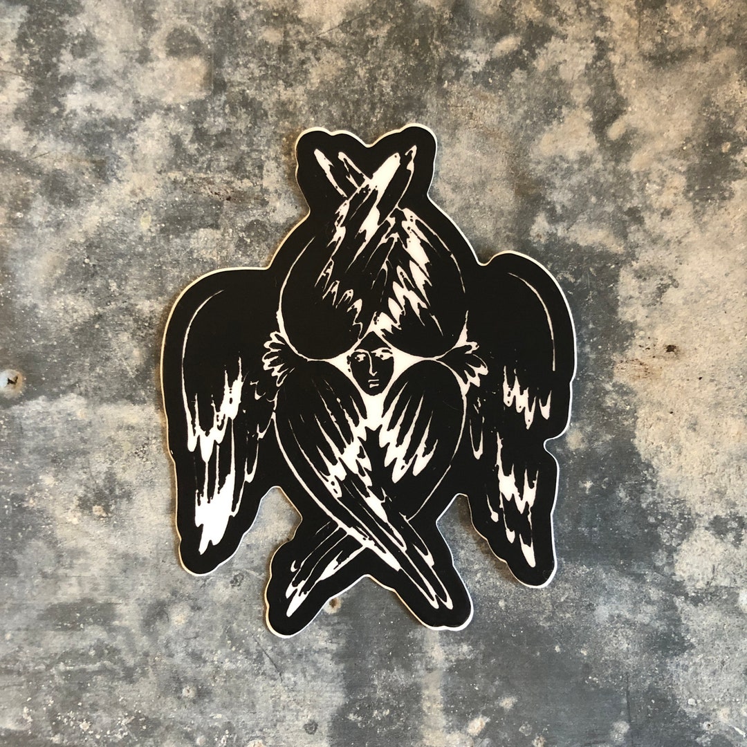 Black Seraphim Sticker 3" High Quality Vinyl Limited Edition Design - Etsy