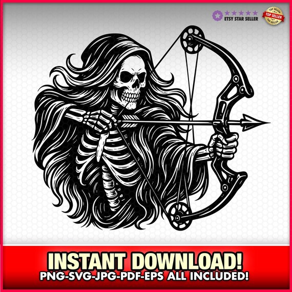 Female Grim Reaper Vector