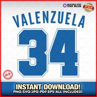 Fernandomania Forever in Spanish - F. Valenzuela PNG - Etsy