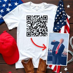 Hilarious Donald Trump QR Code Prank Svg-png-eps, Fun, Maga, Shirt, Pro ...