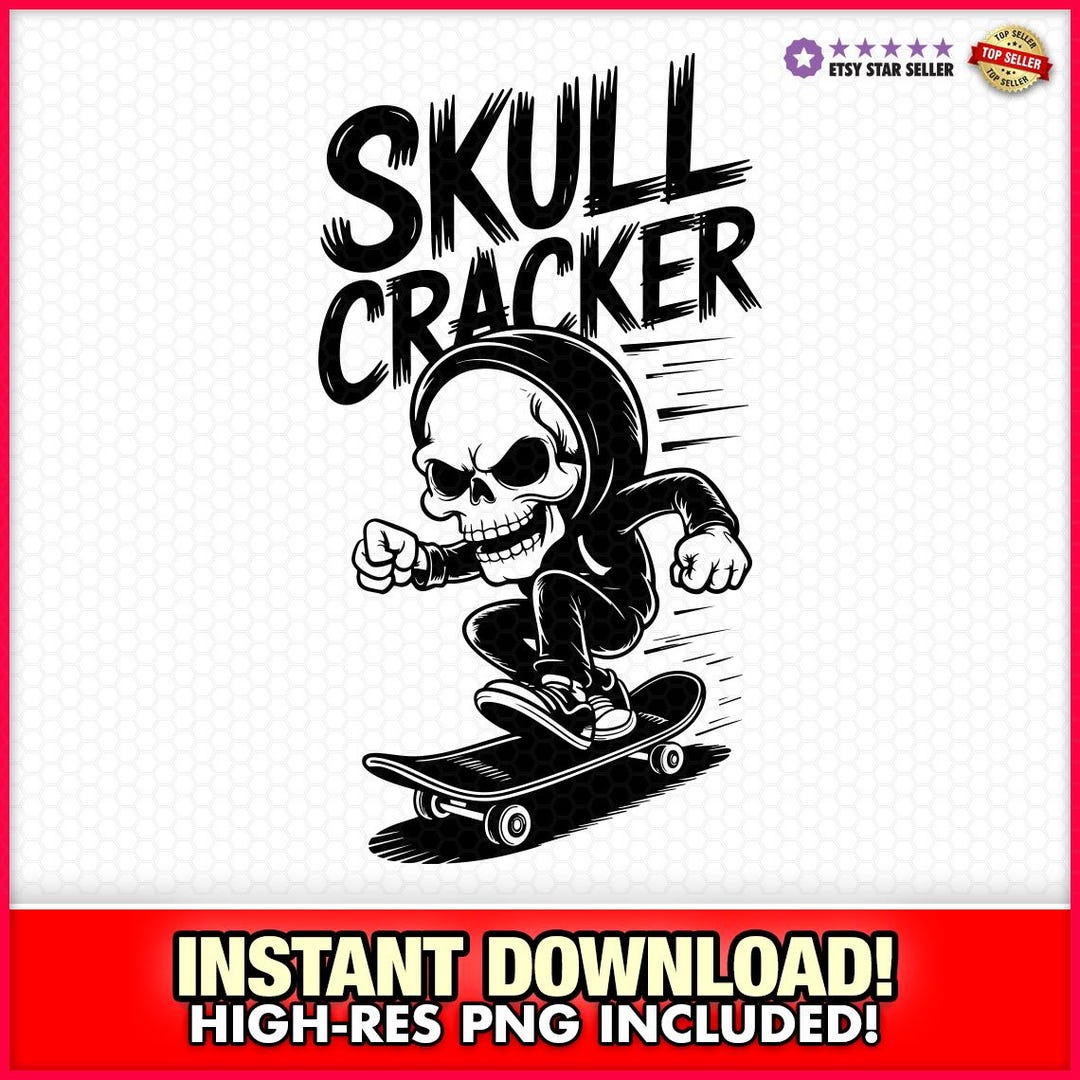 Retro Skull Cracker SVG-EPS-PNG, T-shirt Design, Unhinged, Cringe ...