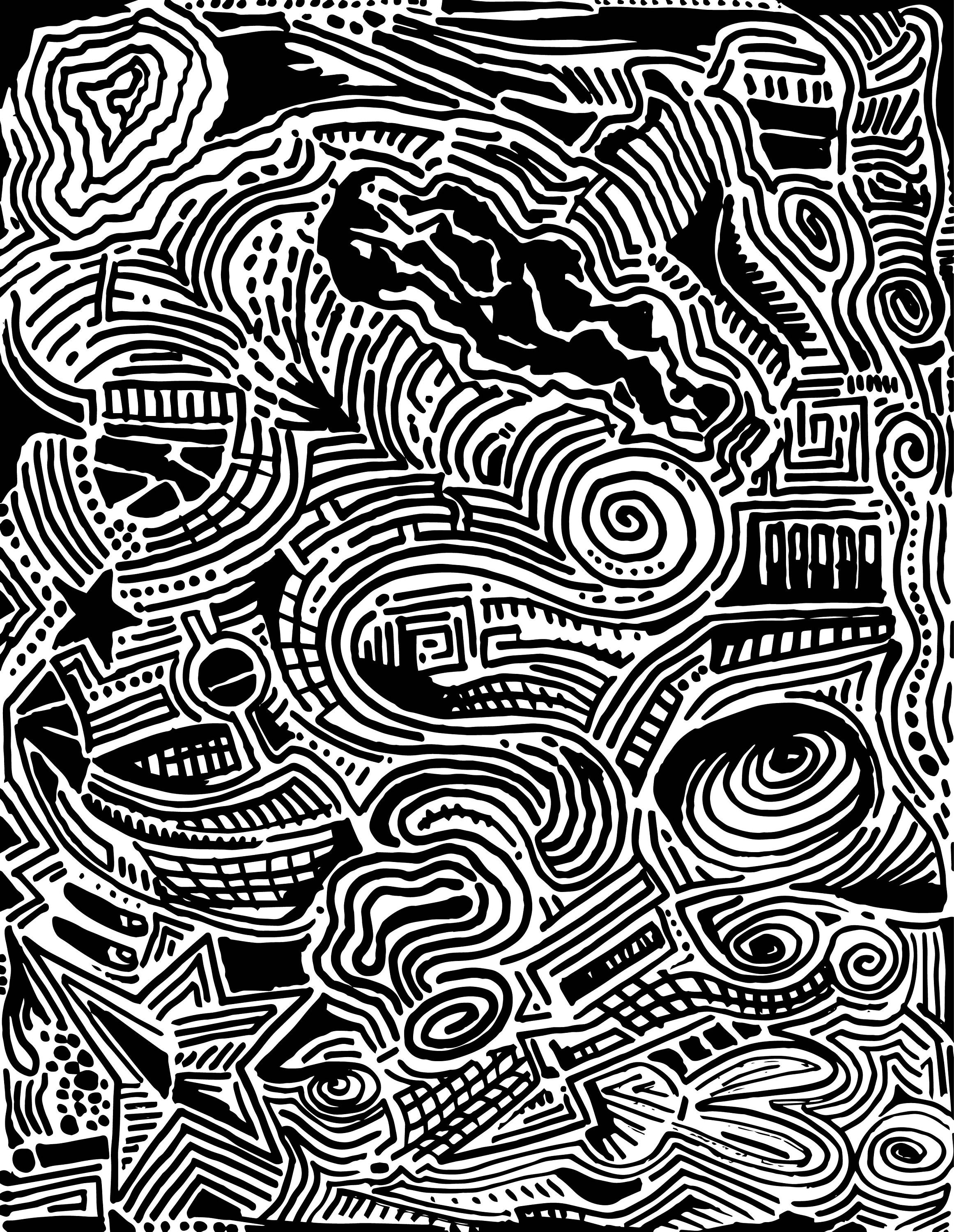 Stoner Drawing Hand Drawn Poster Art PNG-JPG-SVG Canabis Pot Stonercore ...