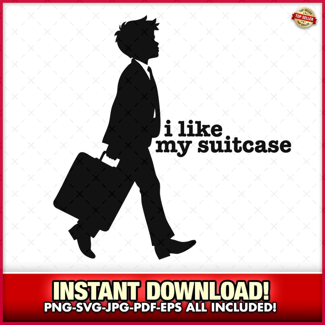 I Like My Suitcase Barron Trump Tiktok Meme SVG-EPS-PNG, Fun, Maga ...
