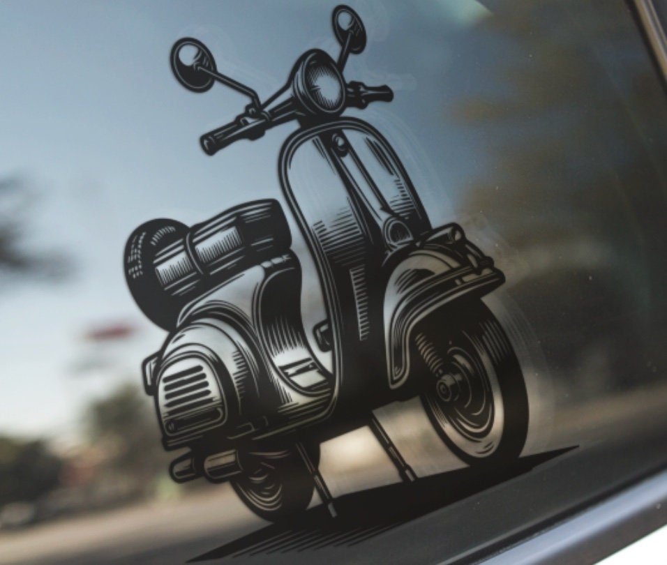 Motor Scooter SVG-PNG-EPS Instant Download, Printable, Vector, Laser ...
