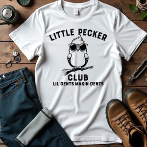 Lil Pecker Club SVG-EPS-PNG, Funny Bird, Woodpecker, Cute Little Pecker Club Funny, Cricut, T ...