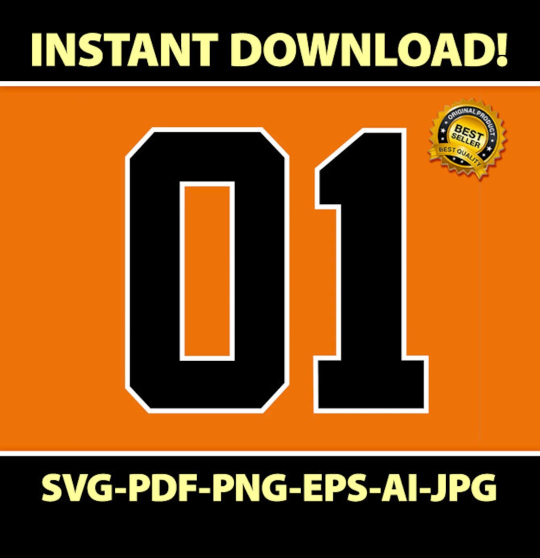 01 Car Number, Stock Car Racing, Instant Download SVG-PDF-PNG, Dodge ...