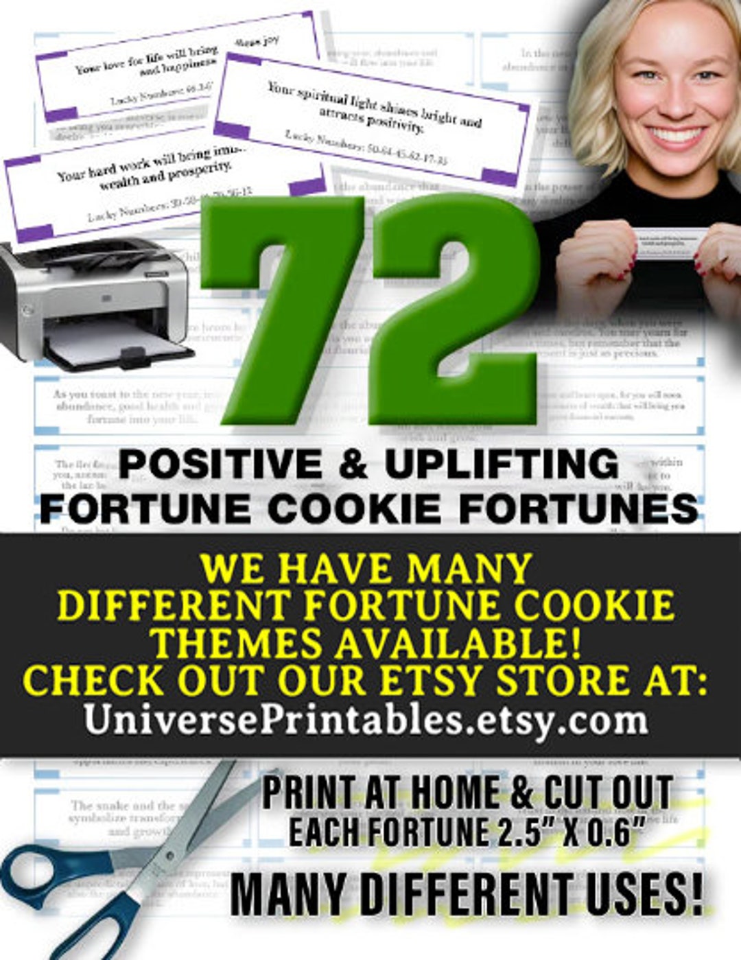 72 Uplifting Fortune Cookie Messages With Lucky Numbers,digital ...