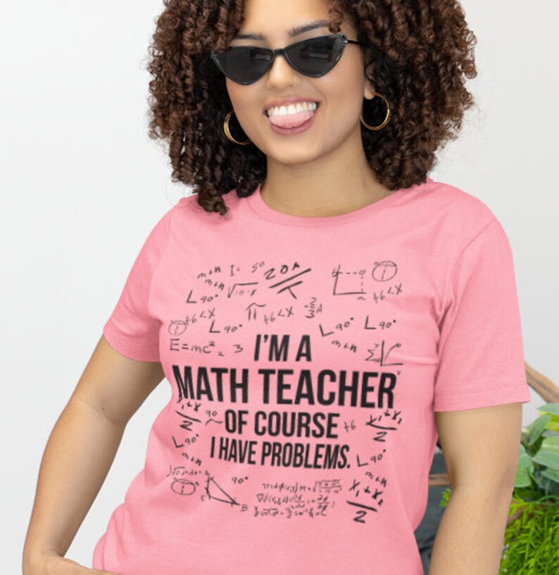 Math Teacher With Problems High-res Vector Design SVG PNG - Etsy