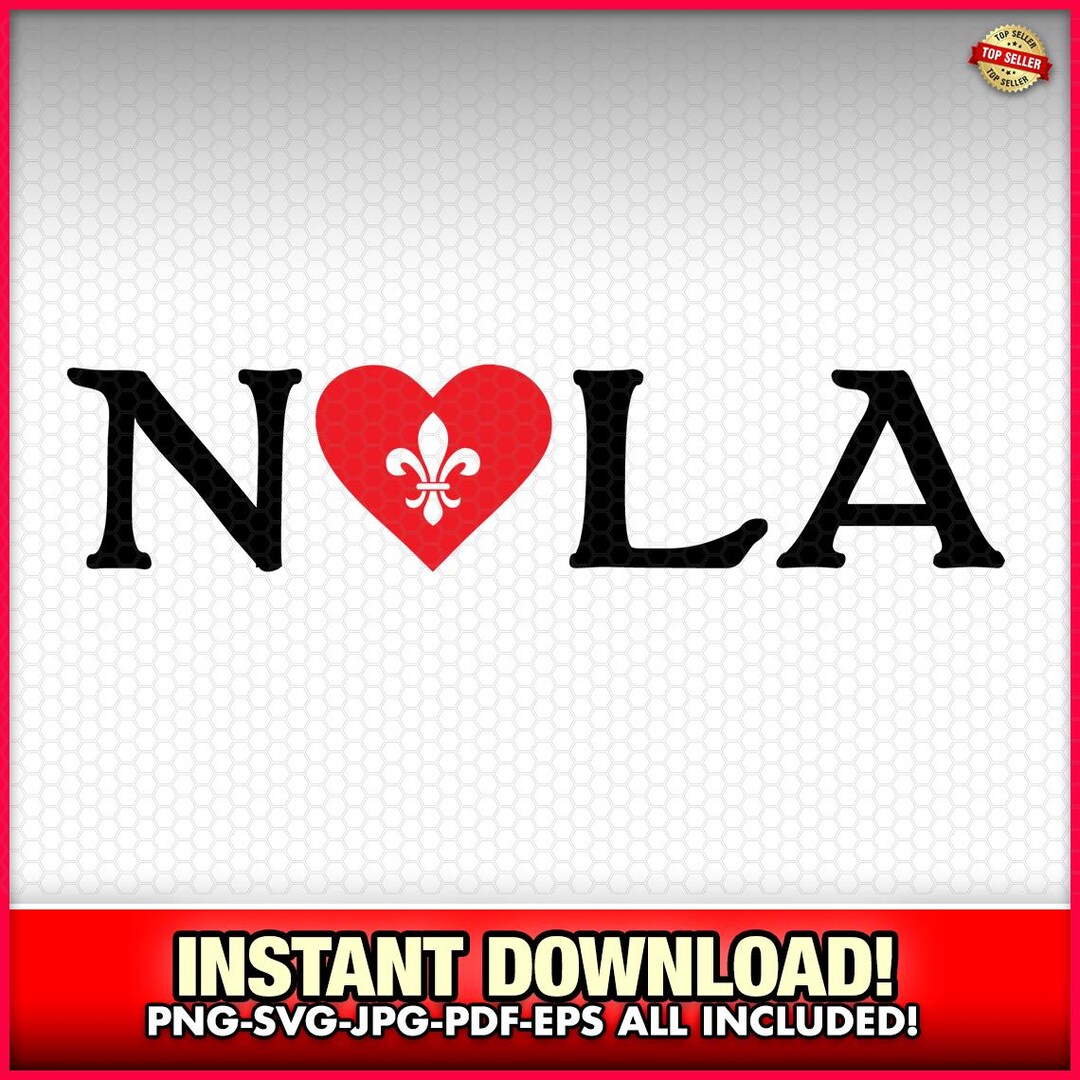 Never Forget Nola New Orleans Strong 2025 SVG-PNG-EPS, Instantly ...