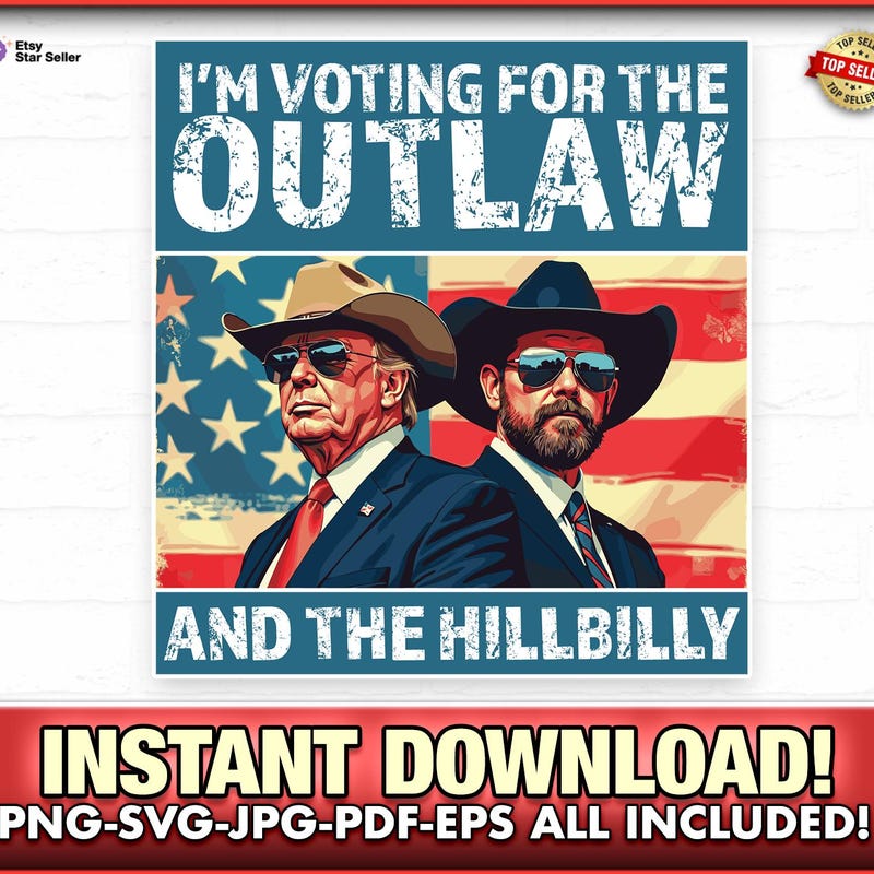 Trump Vance Outlaw Hillbilly - Etsy