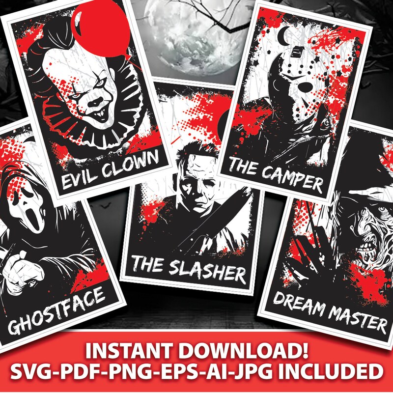 Horror Movie Svg - Etsy