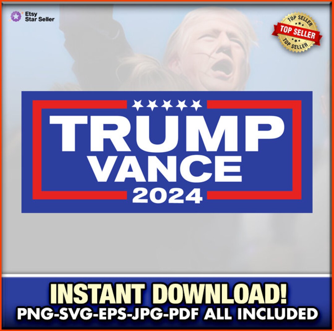 Trump JD Vance 2024 Patriotic Svg-png-eps, Joe Biden, Politics ...