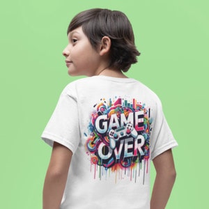 Game Over Instant Download PNG, Urban Graphics, Graffiti Gaming ...