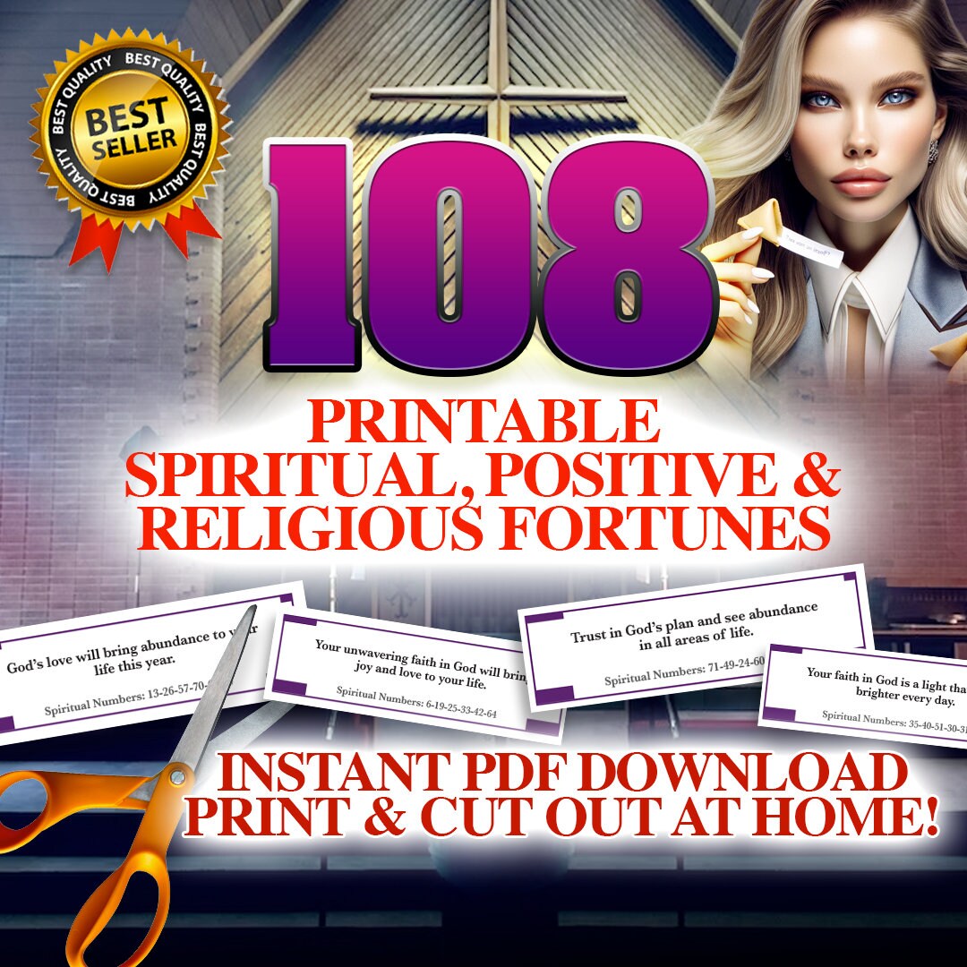 Christian Fortune Cookie Fortunes Printable Inspirational Messages ...