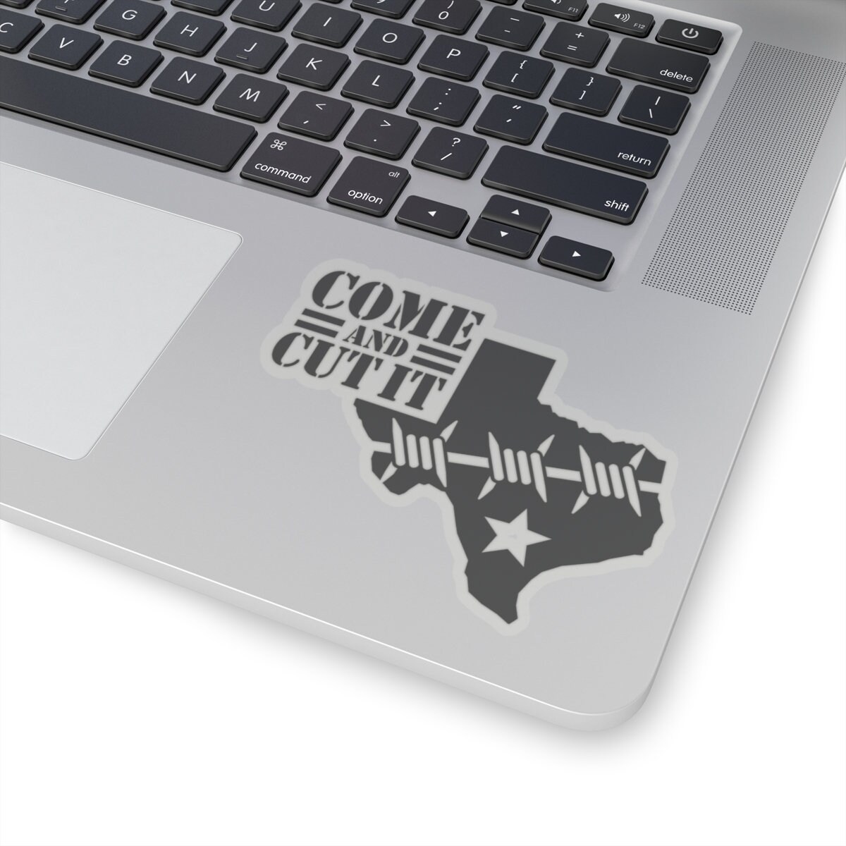 Texas Come and Cut It Sticker Border Crisis Barbed Wire Texas Stickers ...