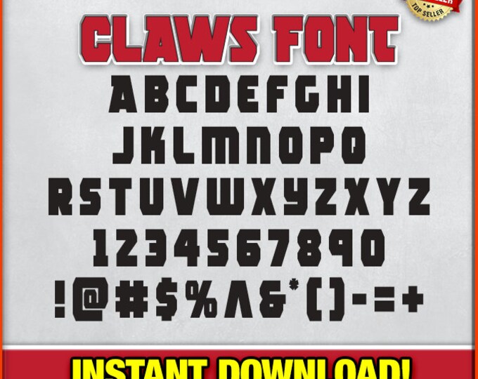 Rocker Heavy Metal Font TTF, Canva, Cricut, Illustrator, Font Files ...