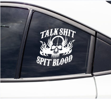 Talk Shit Spit Blood, Badass T-shirt Design Instant Digital Download in ...