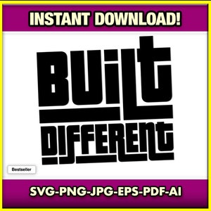 Built Different SVG-PNG-JPG, Ceo, Boss, Hustle Culture,business ...
