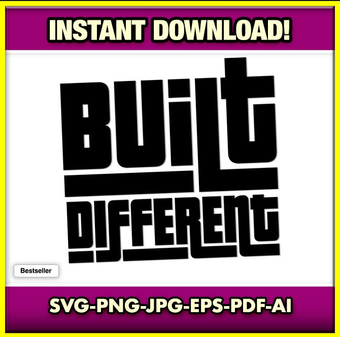 Built Different SVG-PNG-JPG, Ceo, Boss, Hustle Culture,business ...