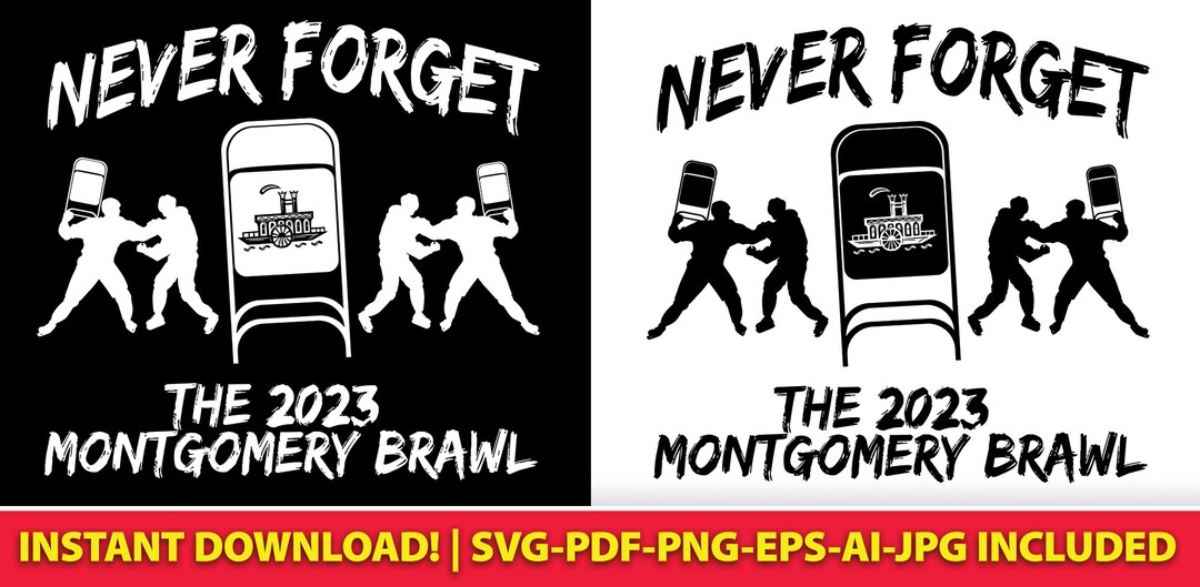 Montgomery Alabama Boat Brawl 2023 Funny SVG-PNG-EPS Instantly - Etsy