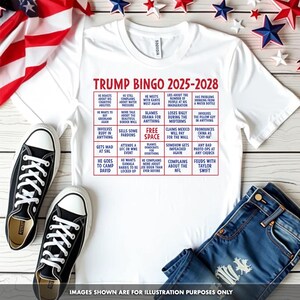 Trump Bingo Card 2025-2028 SVG-EPS-PNG, Instant Download, Election ...