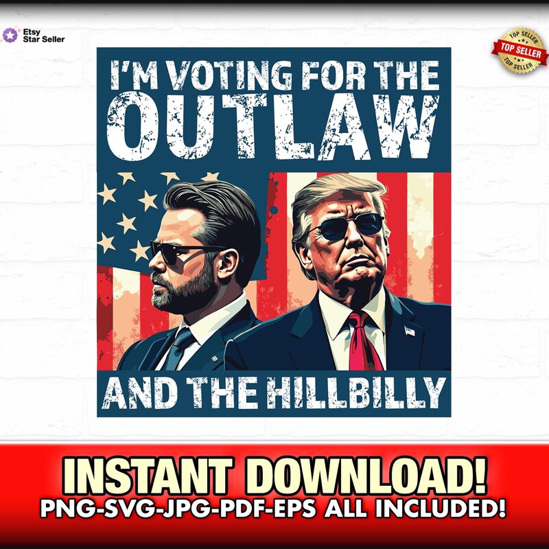 Trump Vance Outlaw Hillbilly - Etsy