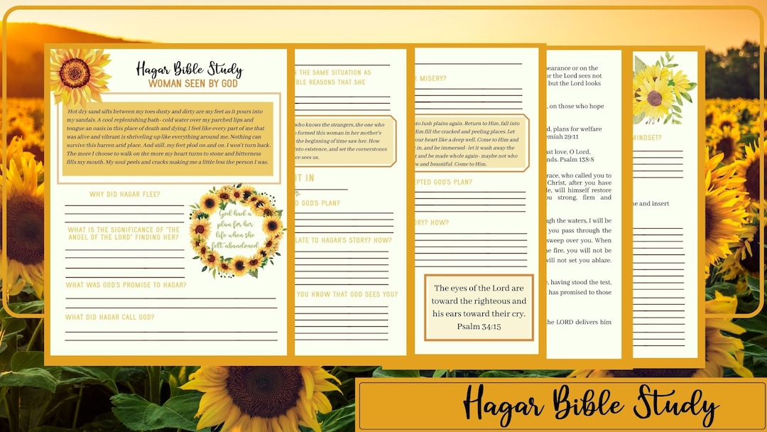 Hagar Bible Study | Woman in the Bible Study | Printable Bible Study - Etsy