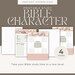 Character Bible Study Guide | Bible Character Worksheets | Bible ...