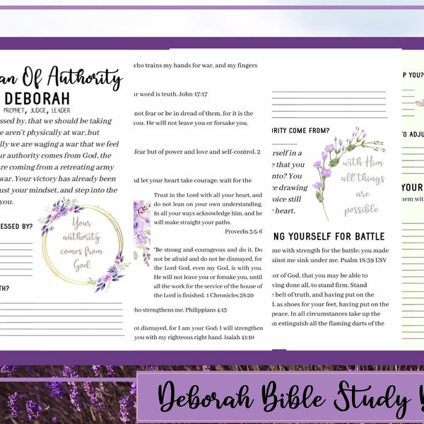 Deborah in the Bible - Etsy