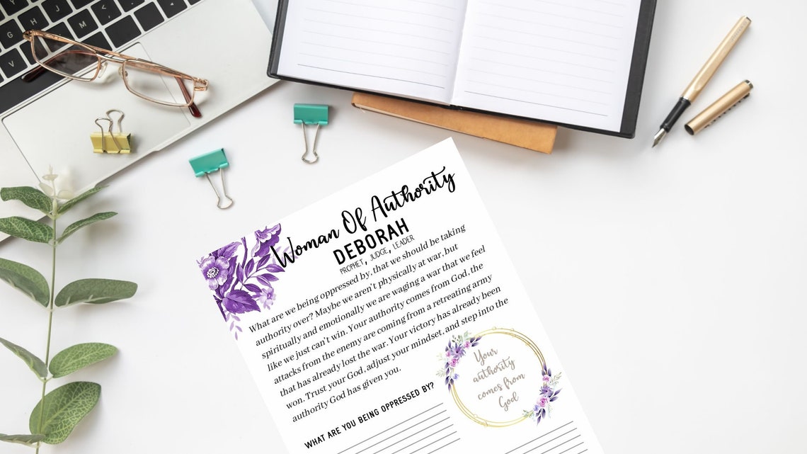 Deborah Bible Study | Woman in the Bible | Printable Bible Study - Etsy