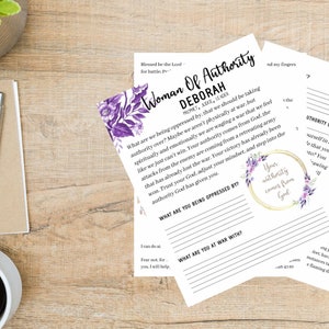 Deborah Bible Study | Woman in the Bible | Printable Bible Study - Etsy