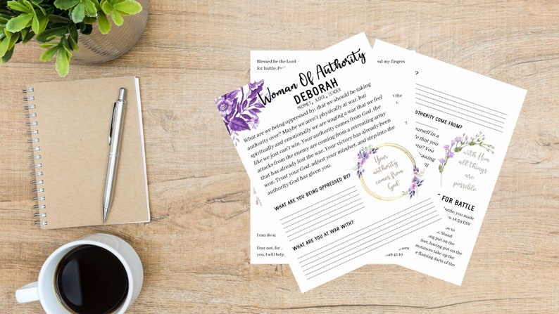 Deborah Bible Study | Woman in the Bible | Printable Bible Study - Etsy