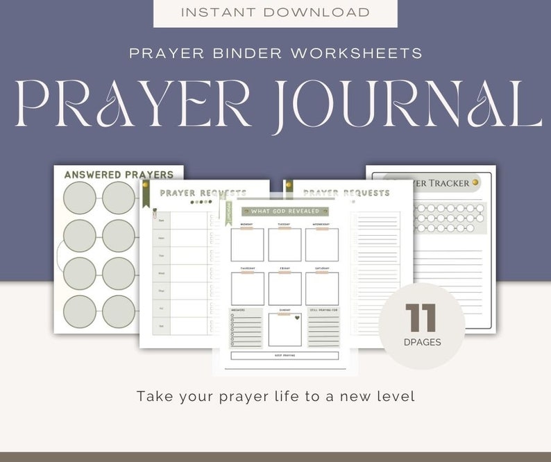 Daily Prayer Journal | Prayer Journal for Women | Prayer Journal ...